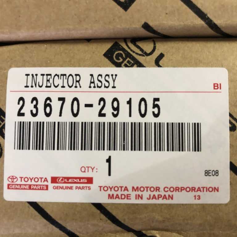 23670-29105. Форсунку 2ADFHV Lexus, Toyota купить по выгодной цене с ...